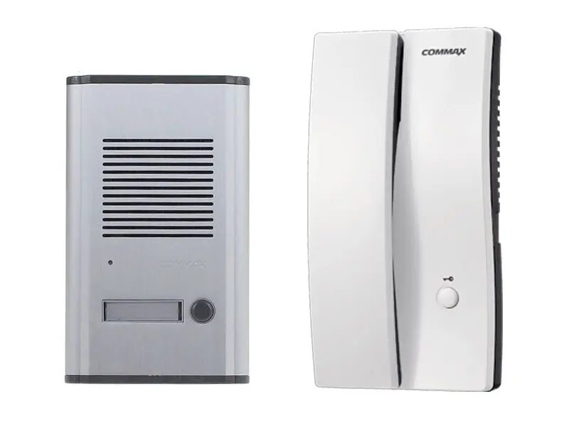 Commax Audio Intercom Kit 1 Line Aluminum Panel | دو لينك مصر